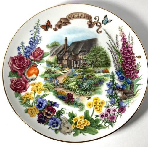 1988 Vintage English Country Garden Plate Reco Fine China Plate | eBay