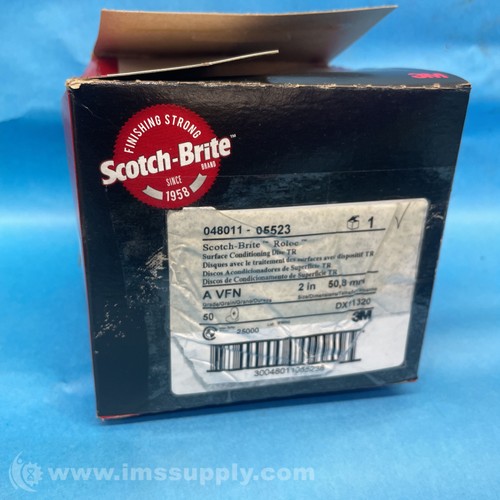 3M 048011-05523 Box of 50 Scotch-Brite Roloc Abrasive Discs FNOB | eBay