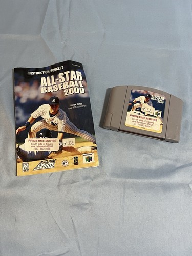 All-Star Baseball 2000 (Nintendo 64, 1999) 21481641759| eBay