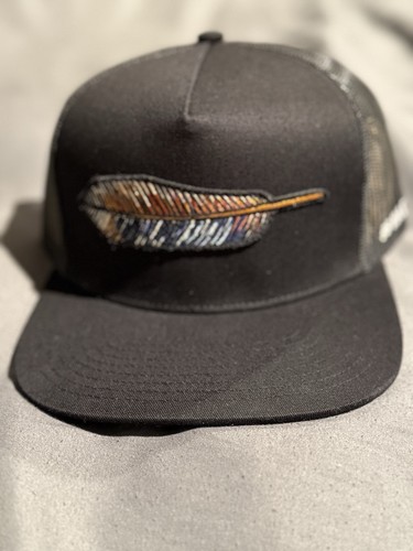 Southern String Hat Company Feather Black Mesh SnapBack Hat Sold Out ...