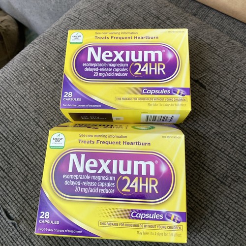 Nexium Capsules Heartburn 2 Packs Of 28 Exp. 1/27 305732450285| eBay