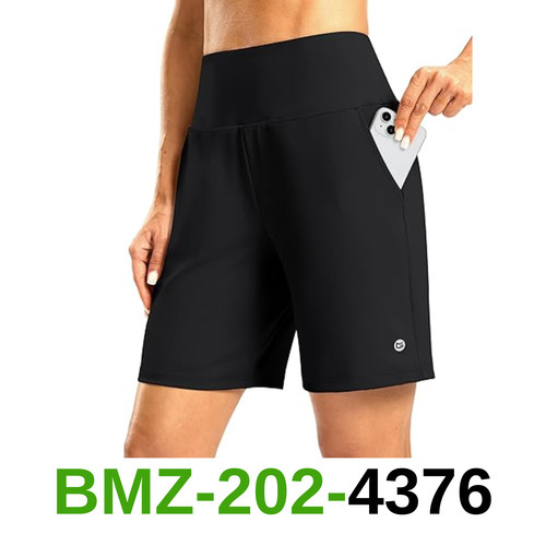 G Gradual Bermuda Shorts for Women with Pockets Womens 7 High Waisted ...