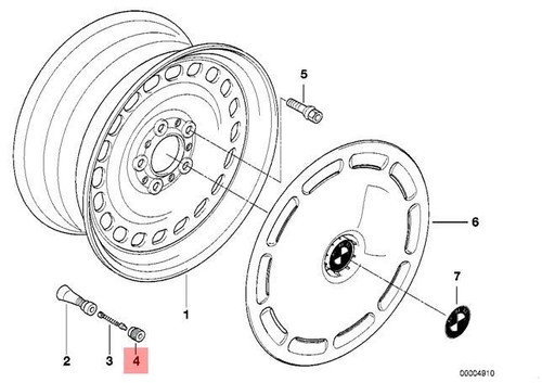 Genuine BMW 4Pcs Valve Caps Rdc MINI ROLLS-ROYCE Alpina Hybrid M3 M5 ...