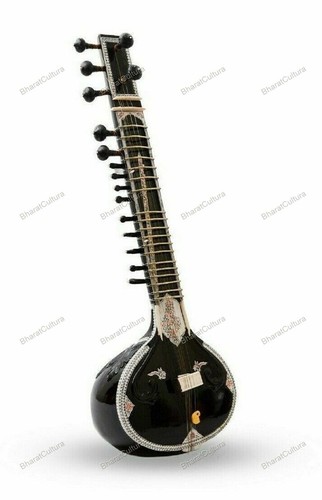 7 Main Strings and 11 or 9 Sympathetic Hand Made Sitar Best Design Bag ...