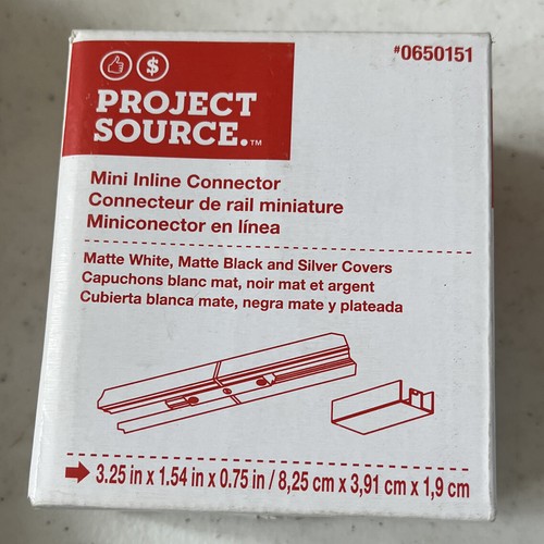 Project Source Mini Inline Connector with 3 Covers in Black/White ...