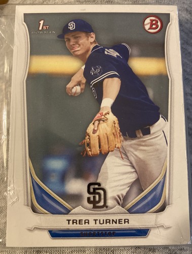 2014 BOWMAN PAPER TREA TURNER PHILLIES RC 1ST CARD | eBay