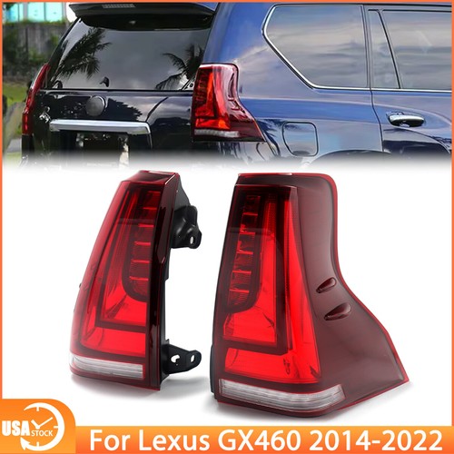 For 2014-2022 Lexus GX460 Pair LED Tail Lights Assembly Rear Brake ...