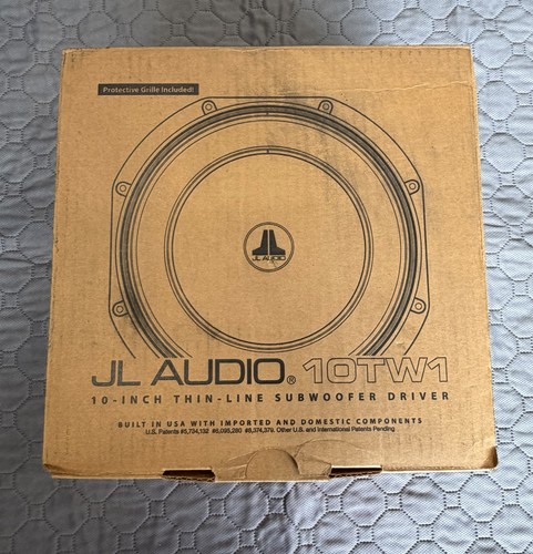 JL Audio 10TW1-4 10" Shallow Mount Sub 300w 699440921862| eBay