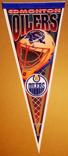 EDMONTON OILERS NHL PENNANT | eBay