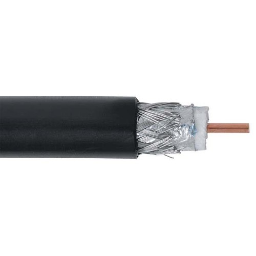 Eagle 250' FT RG11 Coaxial Cable 3 GHz Black Coax 14 AWG 75 OHM Bulk ...