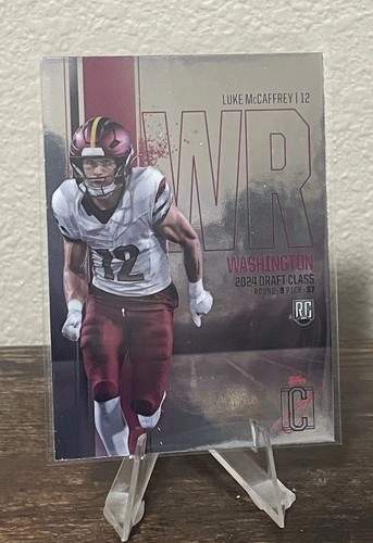2024 Topps Signature Class Luke McCaffrey Chrome Rookie Card#RCV-137 | eBay