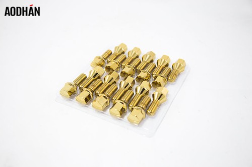 12X1.25 Aodhan 28Mm Lug Bolts Gold Fit Jeep Cherokee 4X4 Sport Set Of ...