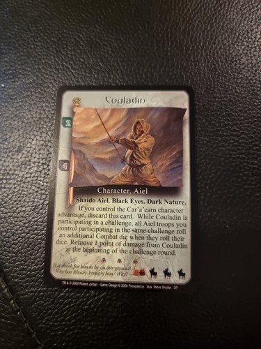 Robert Jordan's Wheel Of Time Ccg Cards 1x Couladin | eBay