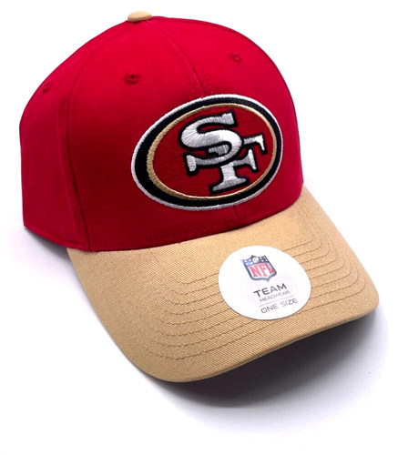 SAN FRANCISCO 49ERS HAT MVP AUTHENTIC TWO-TONE NFL FOOTBALL ADJUSTABLE ...