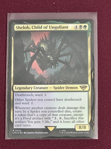 Shelob, Child of Ungoliant - MTG Lord of the Rings Foil Magic | eBay