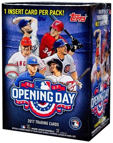MLB 2017 Topps Baseball Cards 2017 Opening Day Trading Card BLASTER Box ...