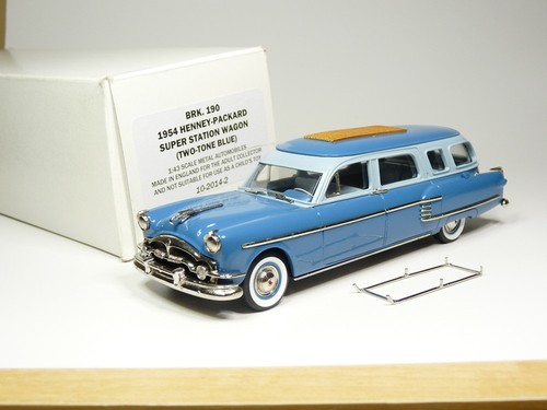 Brooklin BRK190 1/43 '54 Packard Henney Station Wagon Handmade White ...