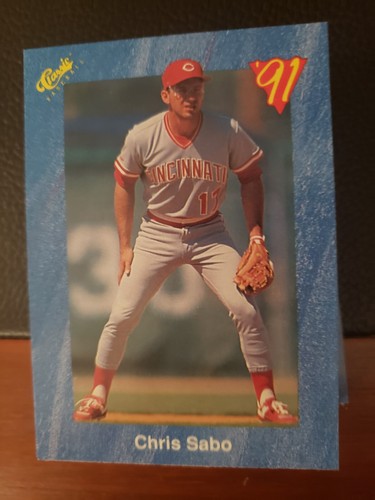 50 - 1991 CLASSIC BLUE CHRIS SABO CARDS - ALL ARE # T26 IN THE SET | eBay
