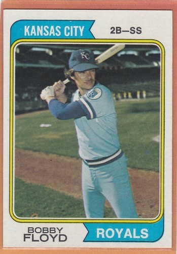 1974 TOPPS BASEBALL BOBBY FLOYD #41 ROYALS NMMT *85936 | eBay