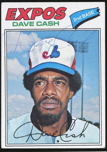 Dave Cash #649 signed autograph auto 1977 Topps Baseball Trading Card ...