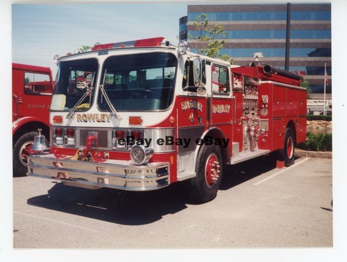 Rowley, MA Engine 4 1987 Hahn Fire Truck Photo | eBay