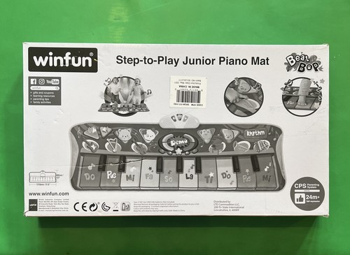 Fun Step-to-Play Junior Battery Operated Piano Mat Singing Carpet Dance ...