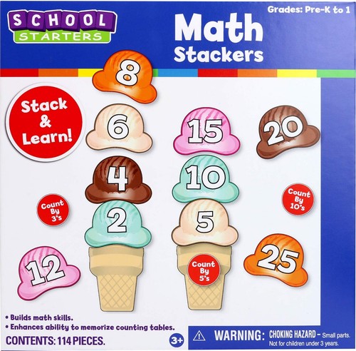 School Starters Math Ice Cream Stackers Game New | eBay