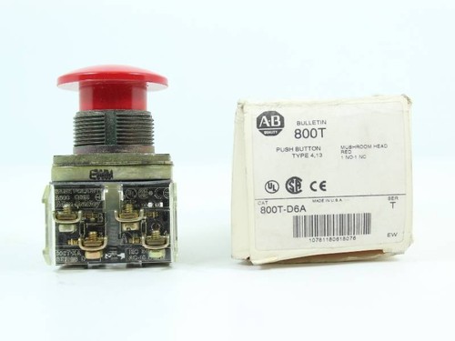 ALLEN-BRADLEY 800T-D6A SER. T NSNB | eBay