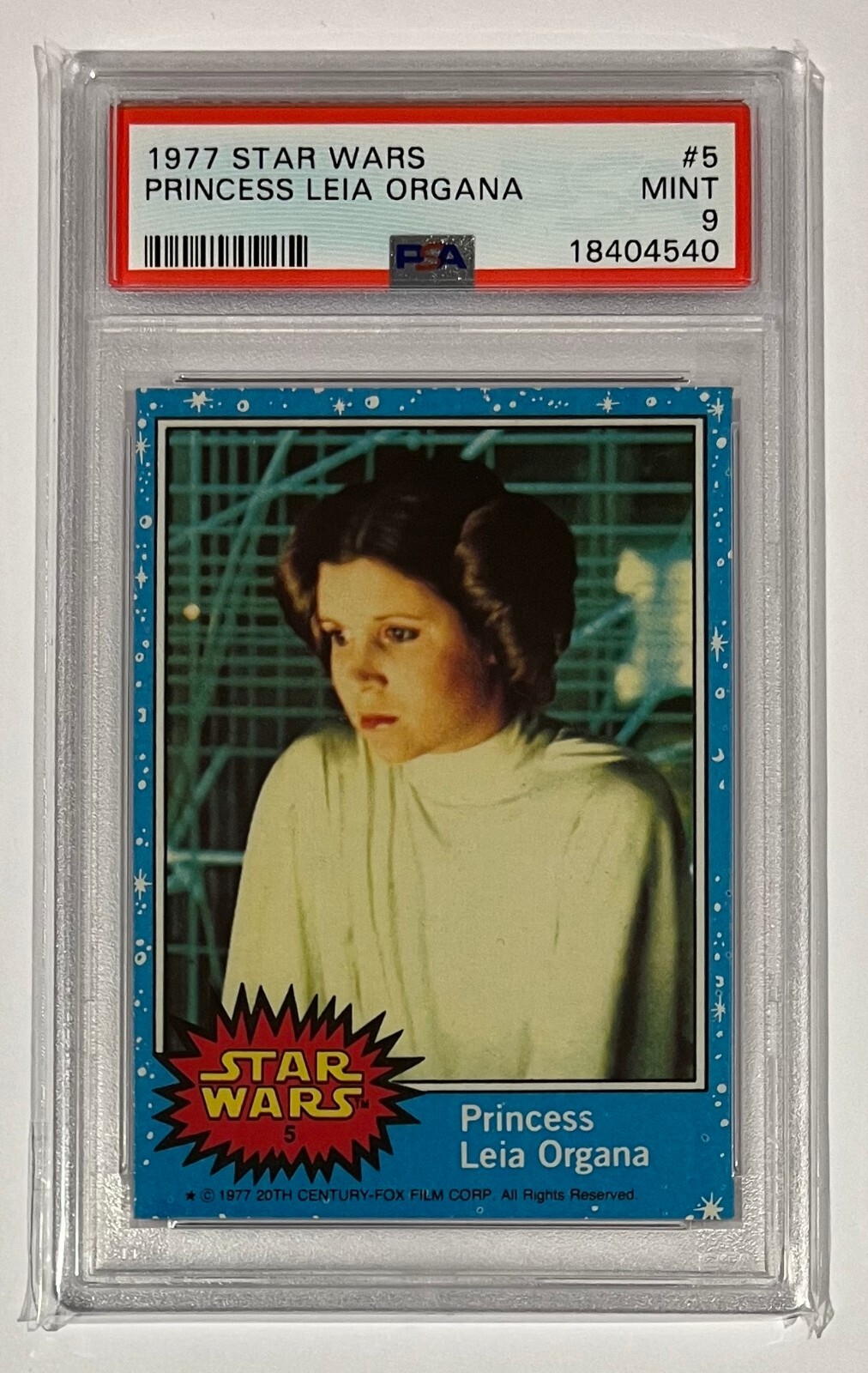 Princess Leia Organa 1977 Topps #5 Base Price Guide - Sports Card Investor