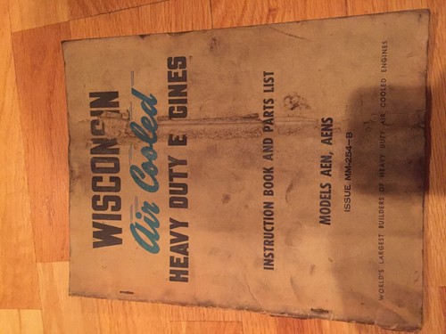WISCONSIN ENGINE REBUILD INSTRUCTIONS PARTS MANUAL MODEL AEN AENS | eBay
