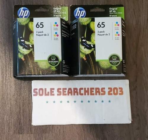 HP 65 2-pack Tri-color Original Ink Cartridges (Lot of 2) | eBay