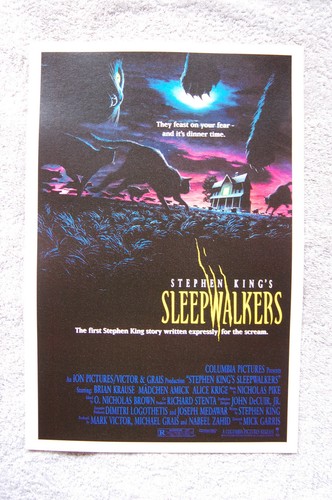 Sleepwalkers Lobby Card Movie Poster Stephen King | eBay