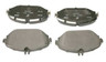 NEW MERCEDES-BENZ C W205 FRONT WHEEL BRAKE PAD SET A0004202904 ORIGINAL ...