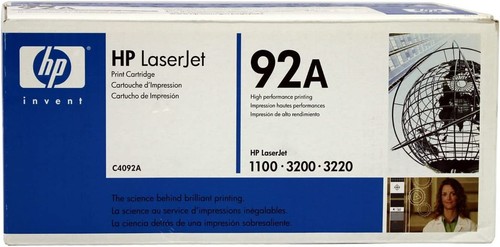 HP 92A LaserJet Toner Cartridge- Black (C4092A) 845925042878| eBay