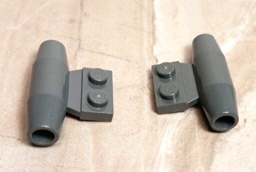 New LEGO Engine Set Lot of 2 DARK BLUE GRAY Cylinder Round Slim 1x2 ...