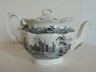 Early T Mayer Mogul Scenery Black Transferware Teapot w/ Impression ID ...