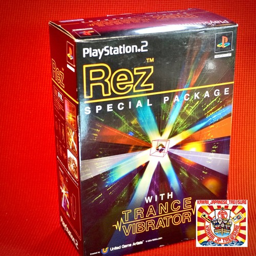 PS2 Rez Special Package w/ Trance Vibrator W/Box Sega Sony Playstayion ...