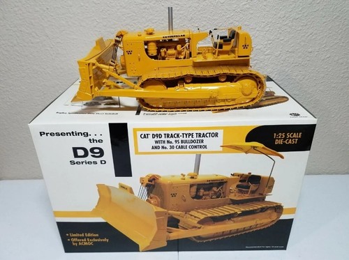 Cat Caterpillar D9D Tractor 9S Bulldozer & No. 30 Cable Control First ...