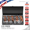 131 pc Damaged Thread Repair Tool Kit Automotive Case Auto Engine Block ...