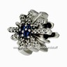 DAZZLING FIREWORKS Authentic PANDORA Blue CRYSTAL Charm 797518NCB NEW w ...
