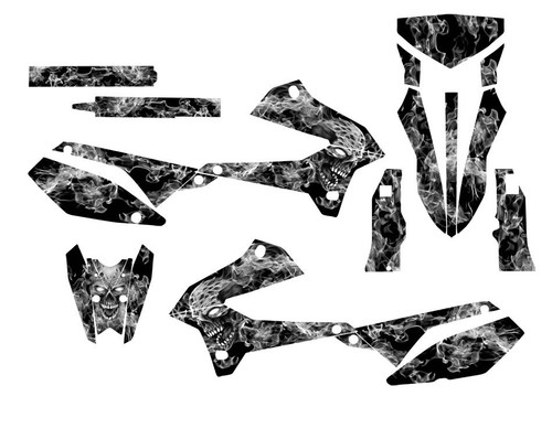 KLX 250 Graphics deco kit for KAWASAKI 2008 2009 2010 2011 2012 2013 ...
