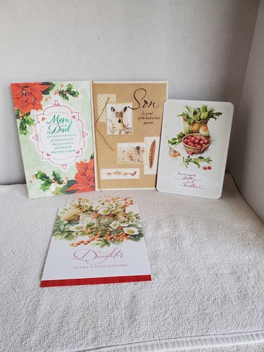 HALLMARK MARJOLEIN BASTIN SET OF 4 CHRISTMAS CARDS L10 | eBay