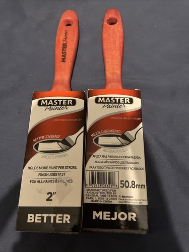 2 Master Painter Better, 2" Flat Paint Brush | eBay