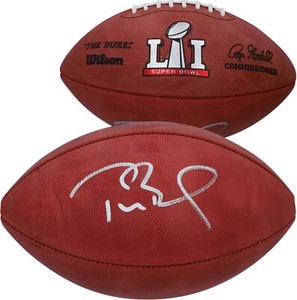 Tom Brady New England Patriots NFL Original Autographed Football Balls ...