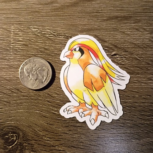 Gen 1 Pidgeot Sticker - Vinyl, Waterproof, Die-cut - Japanese Artwork ...