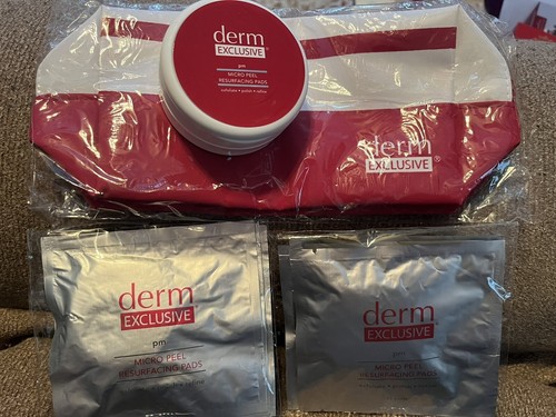 Derm Exclusive PM Micro Peel Resurfacing Pads (2packs) Sealed + Bag ...