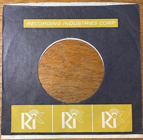 45rpm RECORD COMPANY SLEEVE - RIC RECORDS - 1960's - RARE & NICE! | eBay