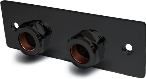 Black Thermostatic Douche Fixing Bracket Back Plate - Wall Mounted ...