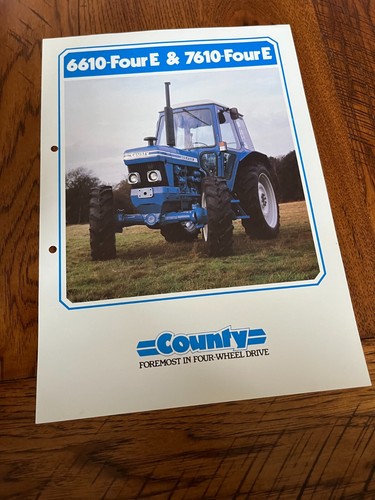 Country 6610-FourE & 7610-Four E Tractor Brochure FCCA | eBay
