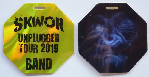 Skwor Unplugged 2019 Band Laminate Backstage Concert Stadium Pass D13 ...